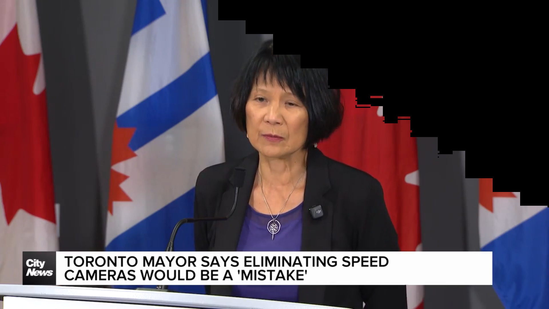 Toronto's mayor says eliminating speed cameras would be a mistake