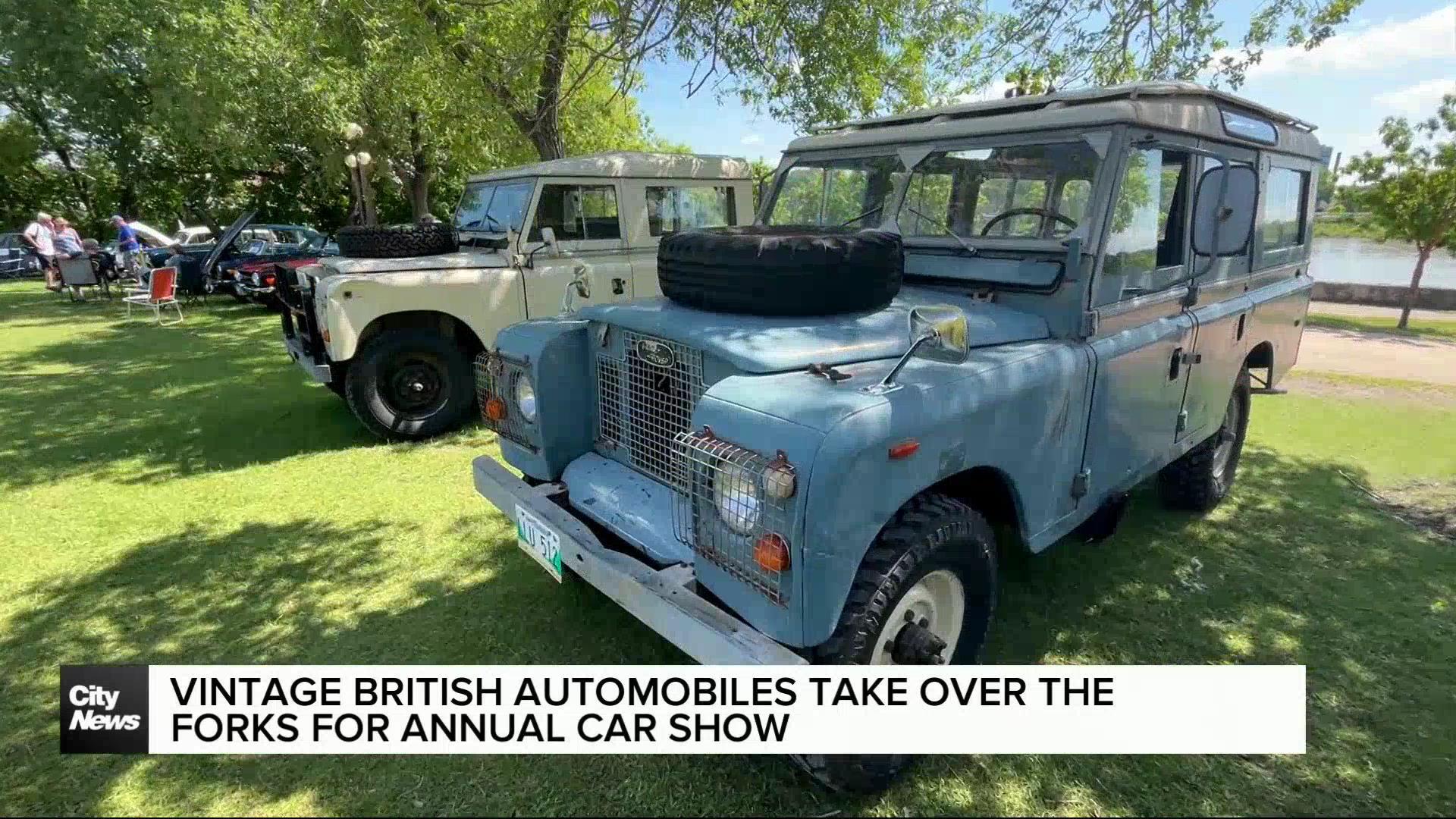 Vintage British cars roar into the Forks