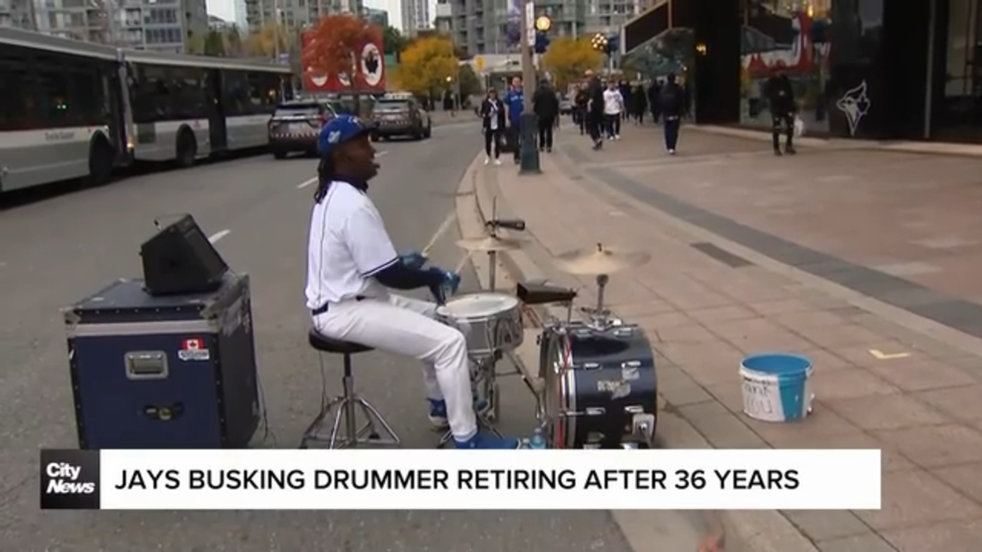 Iconic Blue Jays busker Rockin’ Rick set to retire after 36 seasons