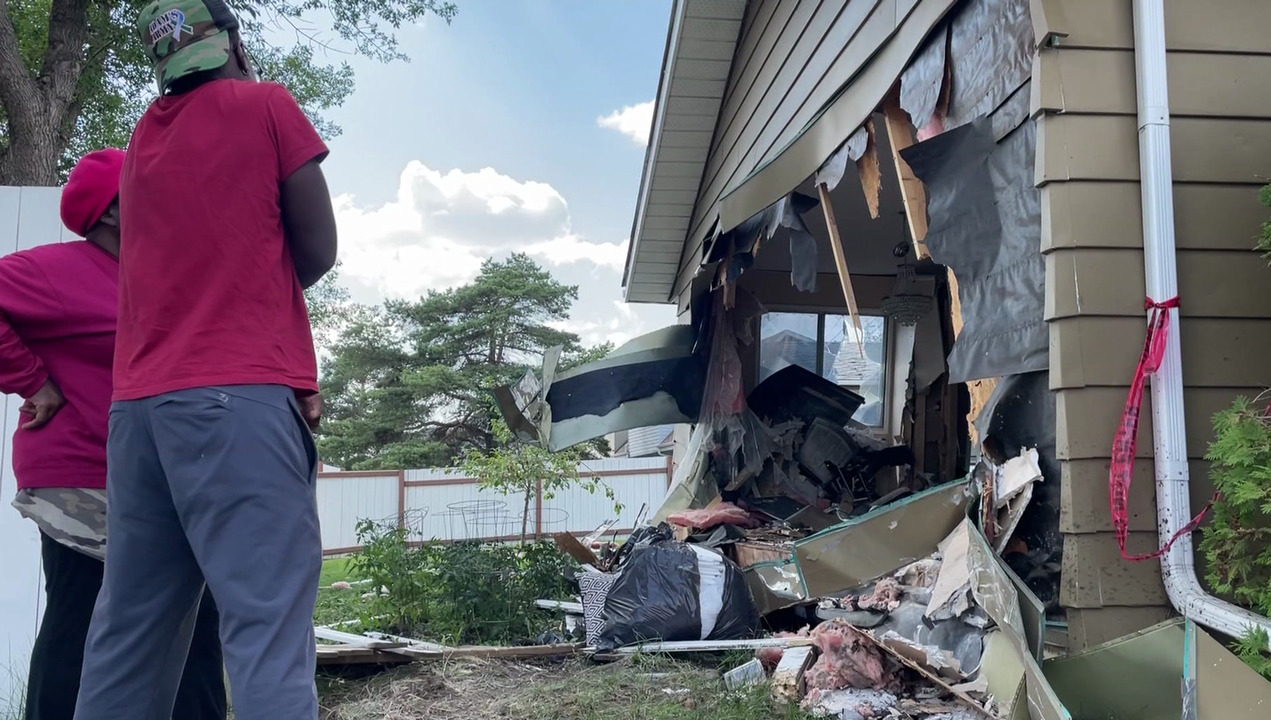 Two separate Edmonton homes wrecked in unrelated hit and runs - Video ...