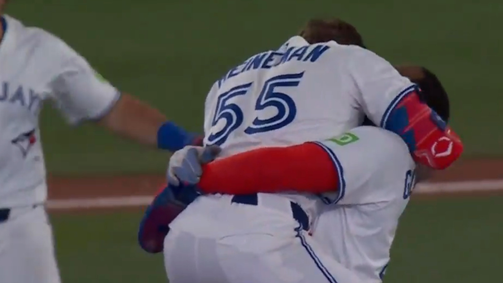 Jays’ Heineman on career-first moment at the ballpark