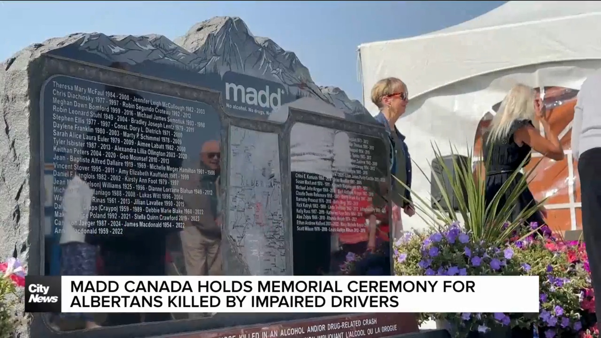 MADD Canada holds memorial ceremony for Albertans killed by impaired ...