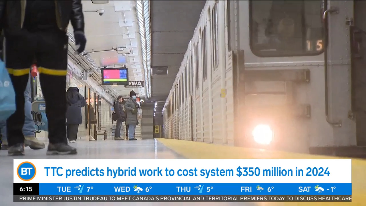 CityBiz: Hybrid work to cost TTC millions | CityNews Toronto