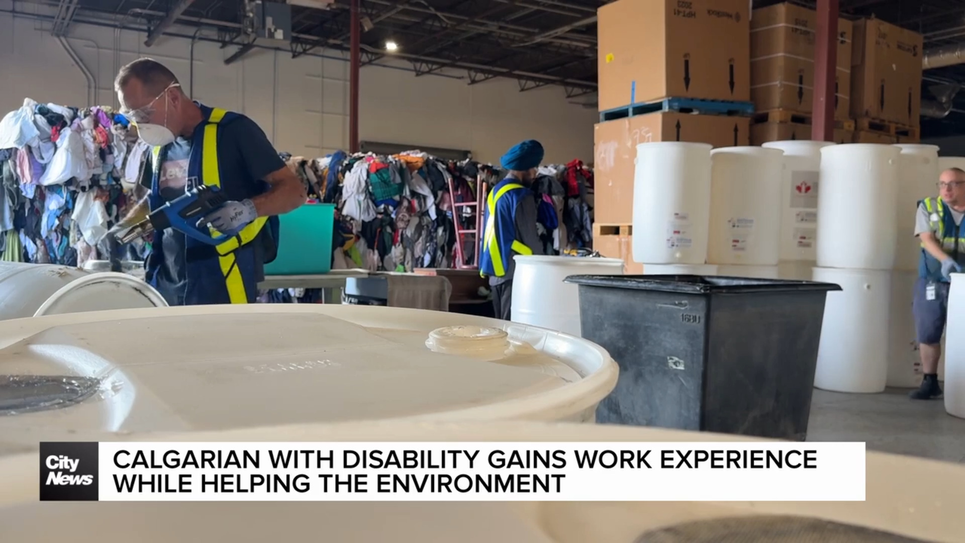 Calgarian with disability gains work experience while helping the ...