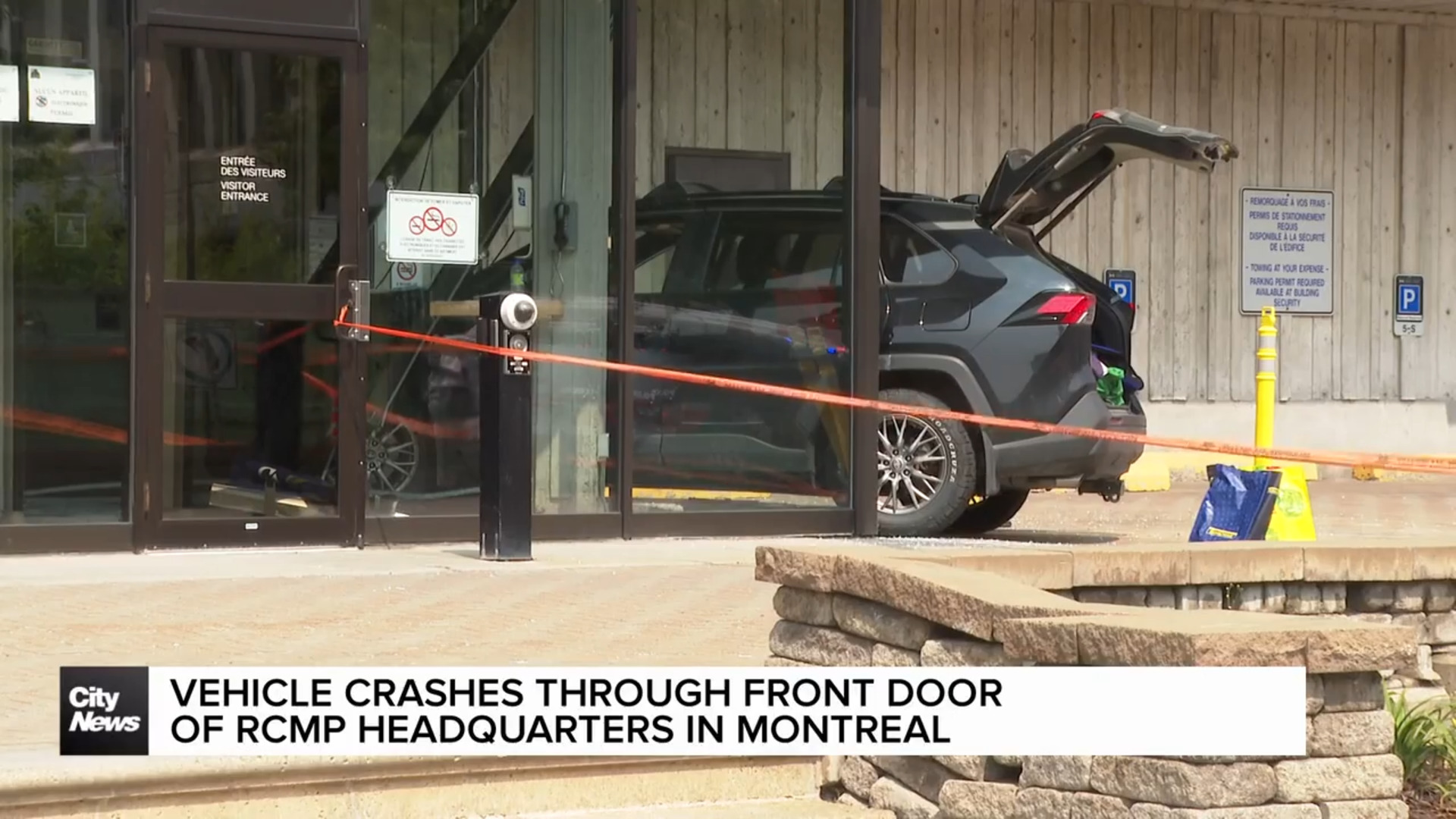 SUV crashed into Montreal's RCMP HQ