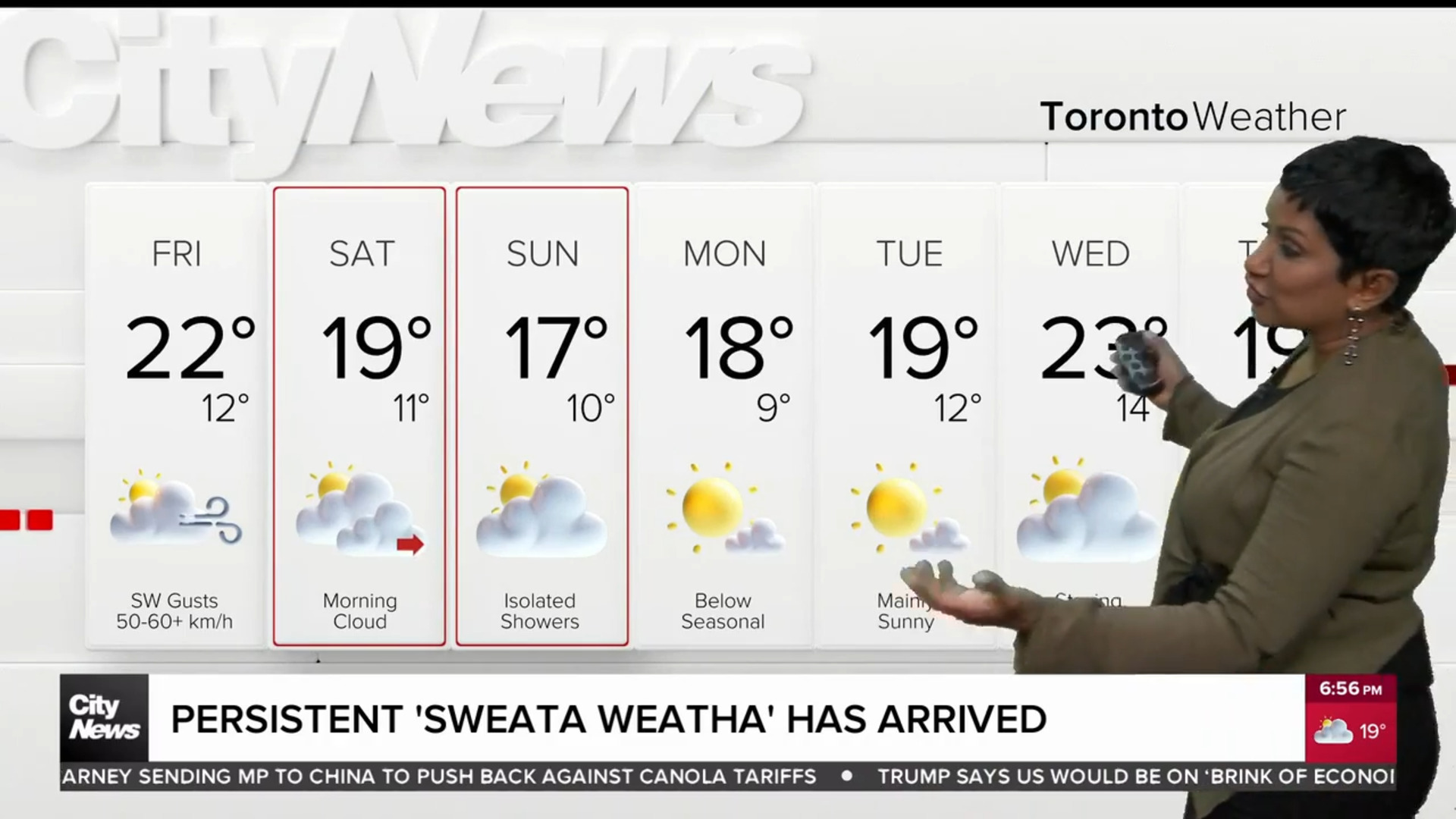 Cooler temperatures and sweater weather
