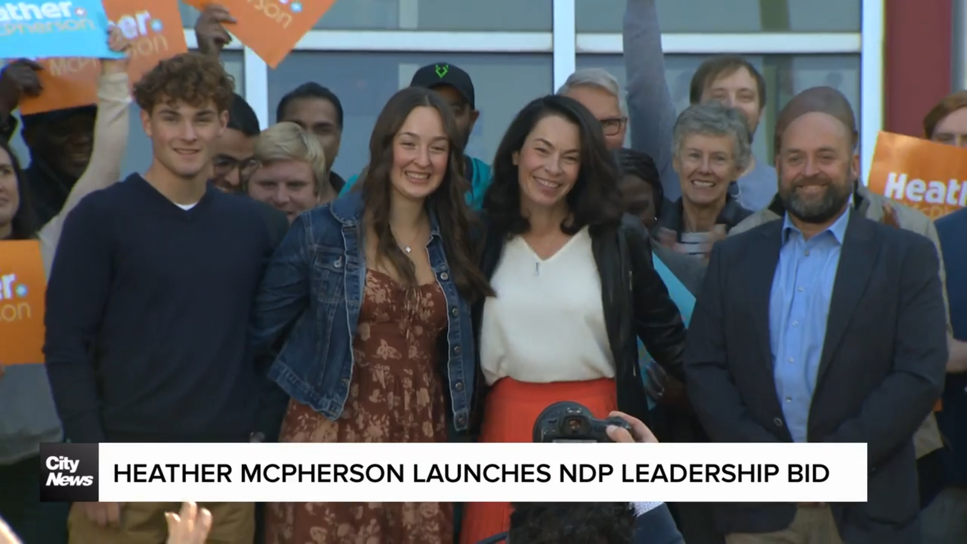 Heather McPherson launches NDP leadership bid in Edmonton