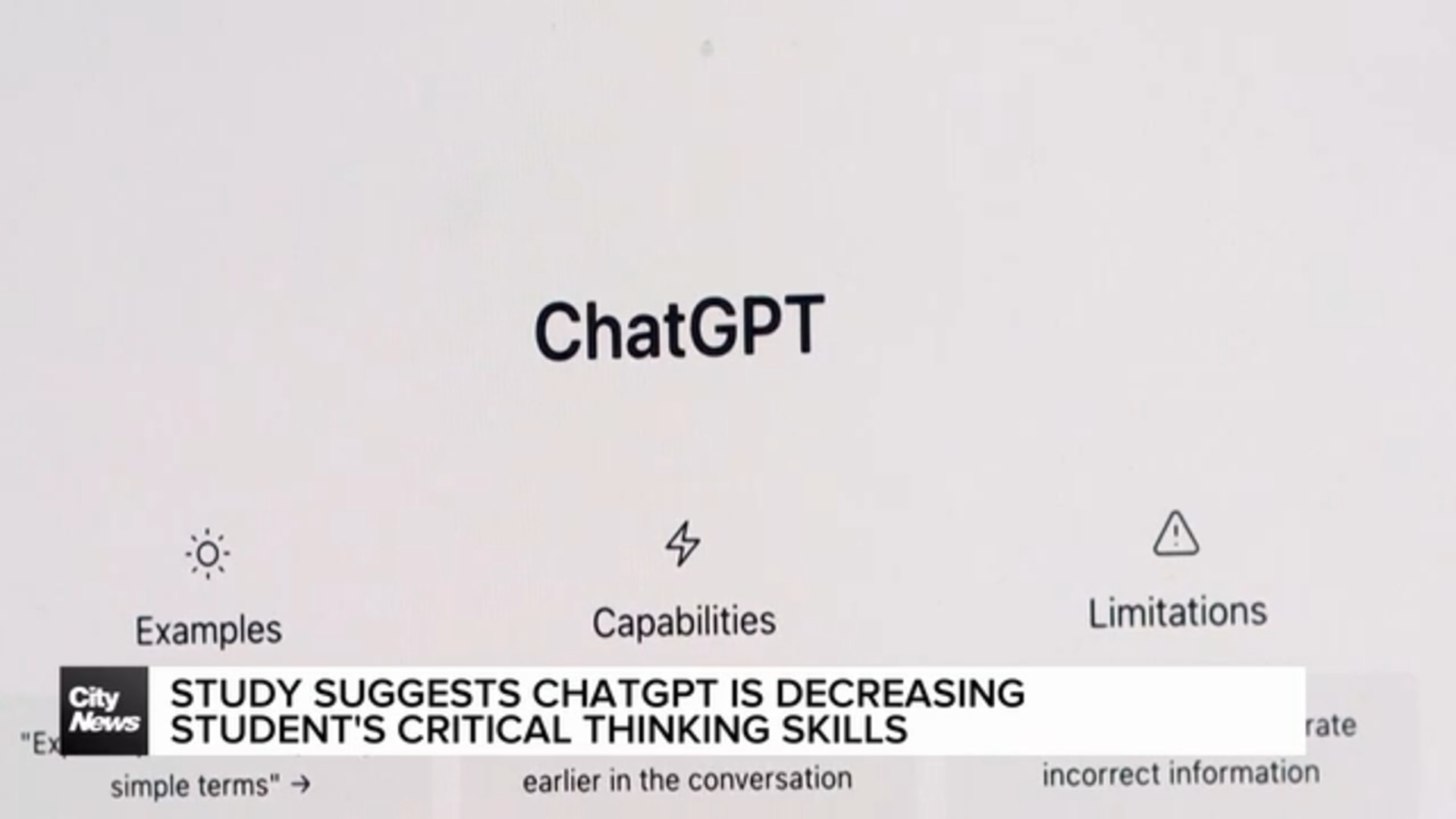 ChatGPT may be lowering students' critical thinking skills: study