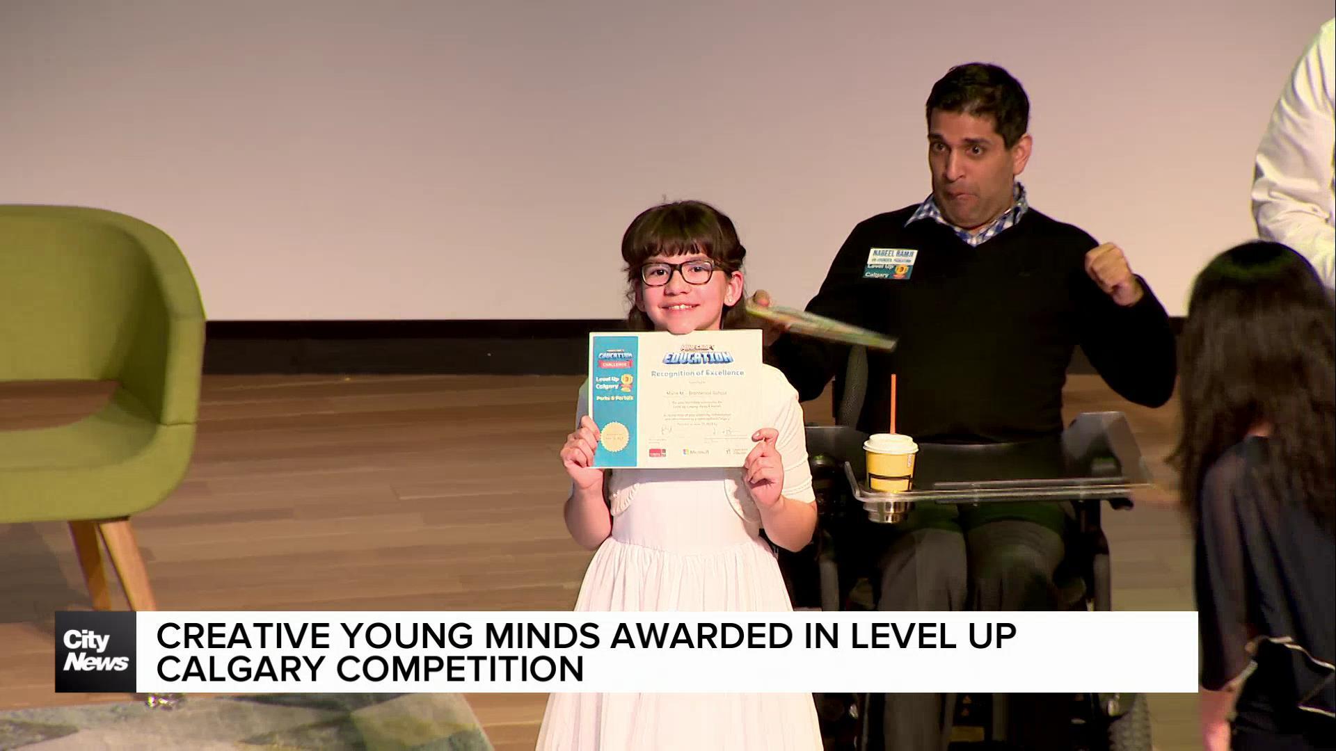 Creative young minds awarded in 'Level Up Calgary' competition