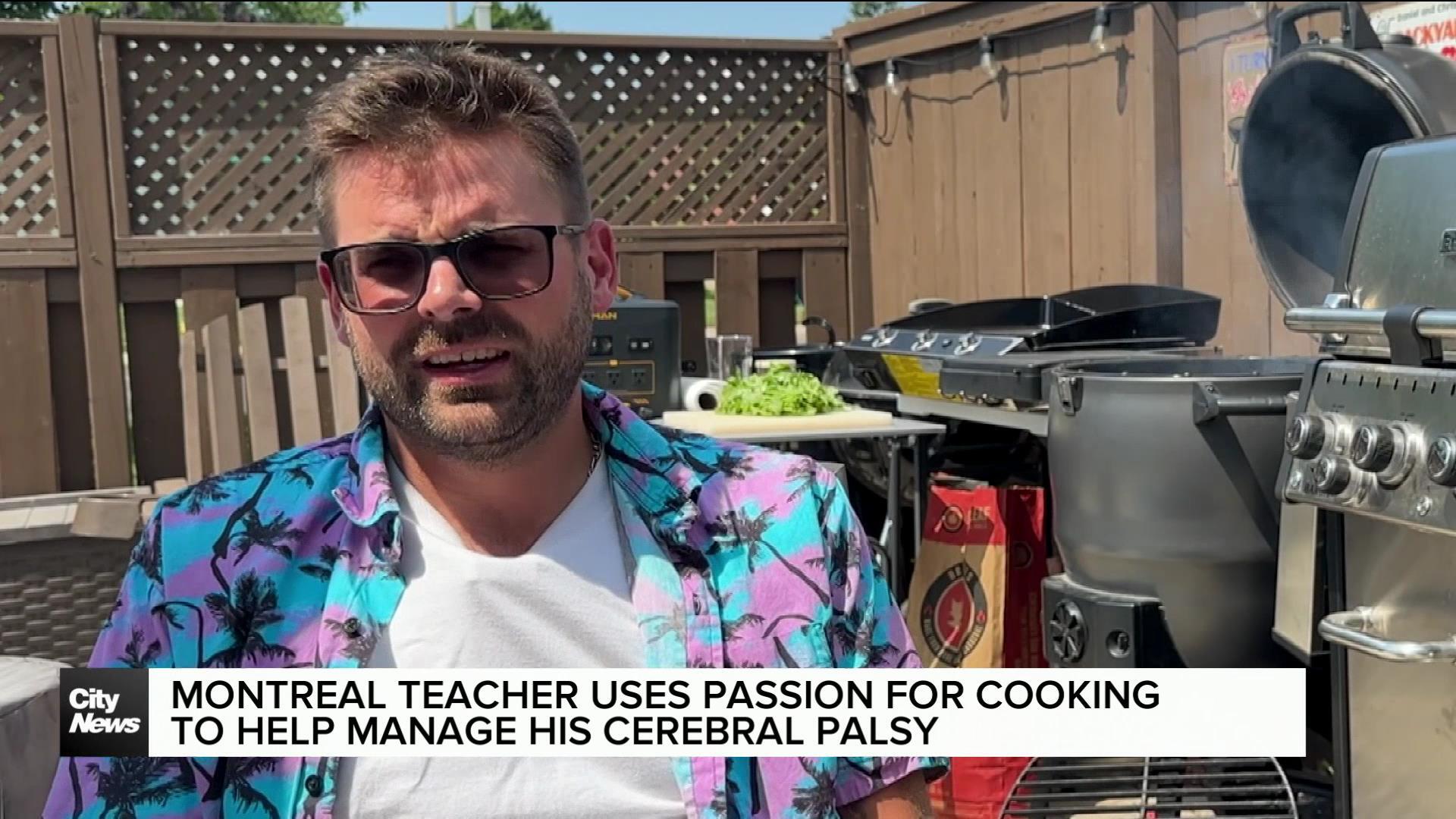 Montreal teacher uses cooking to help manage his cerebral palsy