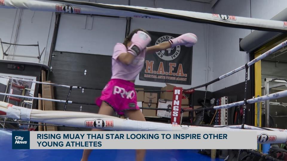Rising Muay Thai star looking to inspire other young athletes