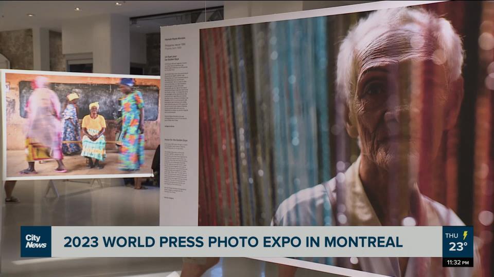 Montreal showcasing the winners of the Expo World Press Photo contest
