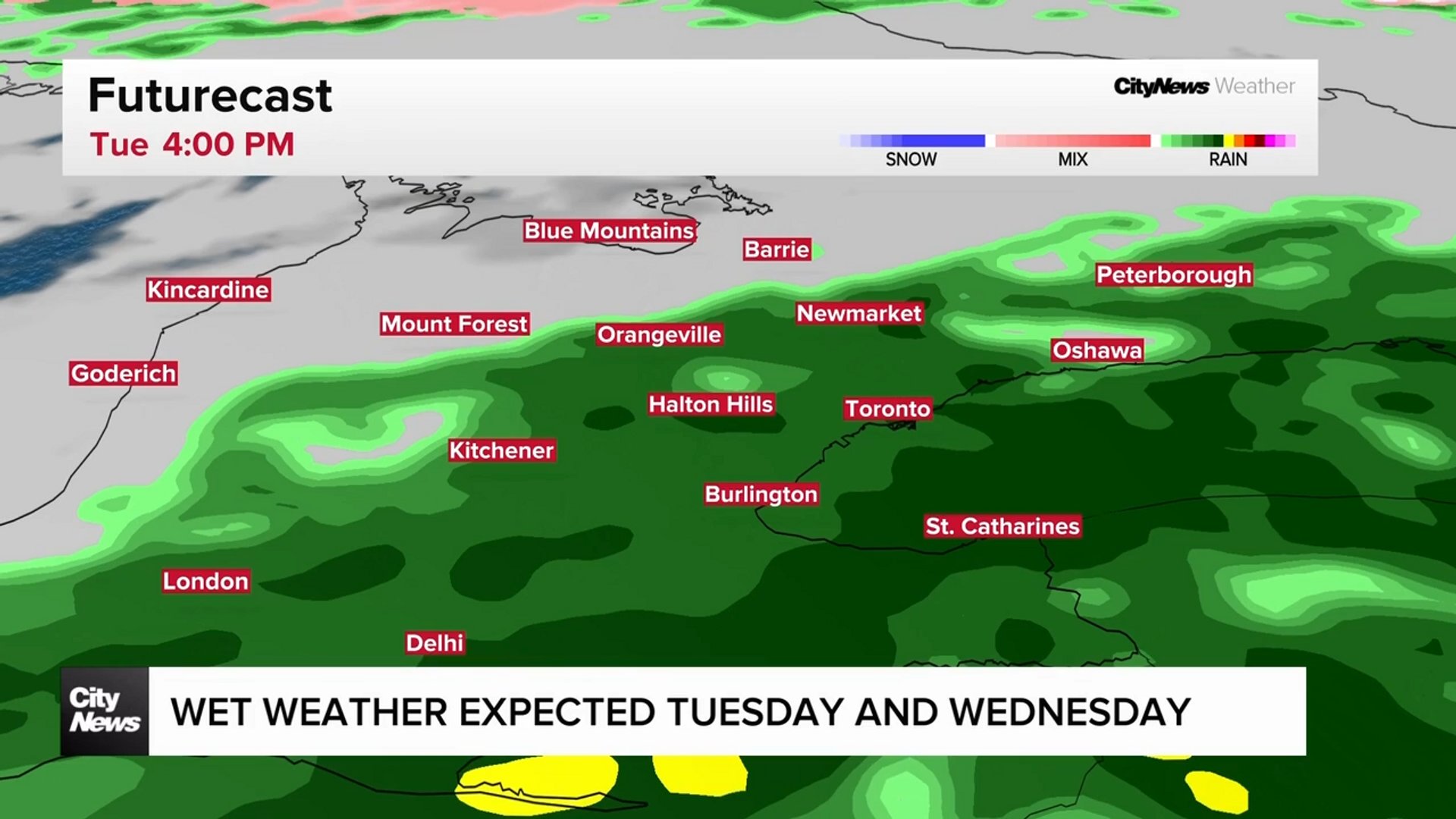 Dry Monday but winter-like weather on the way