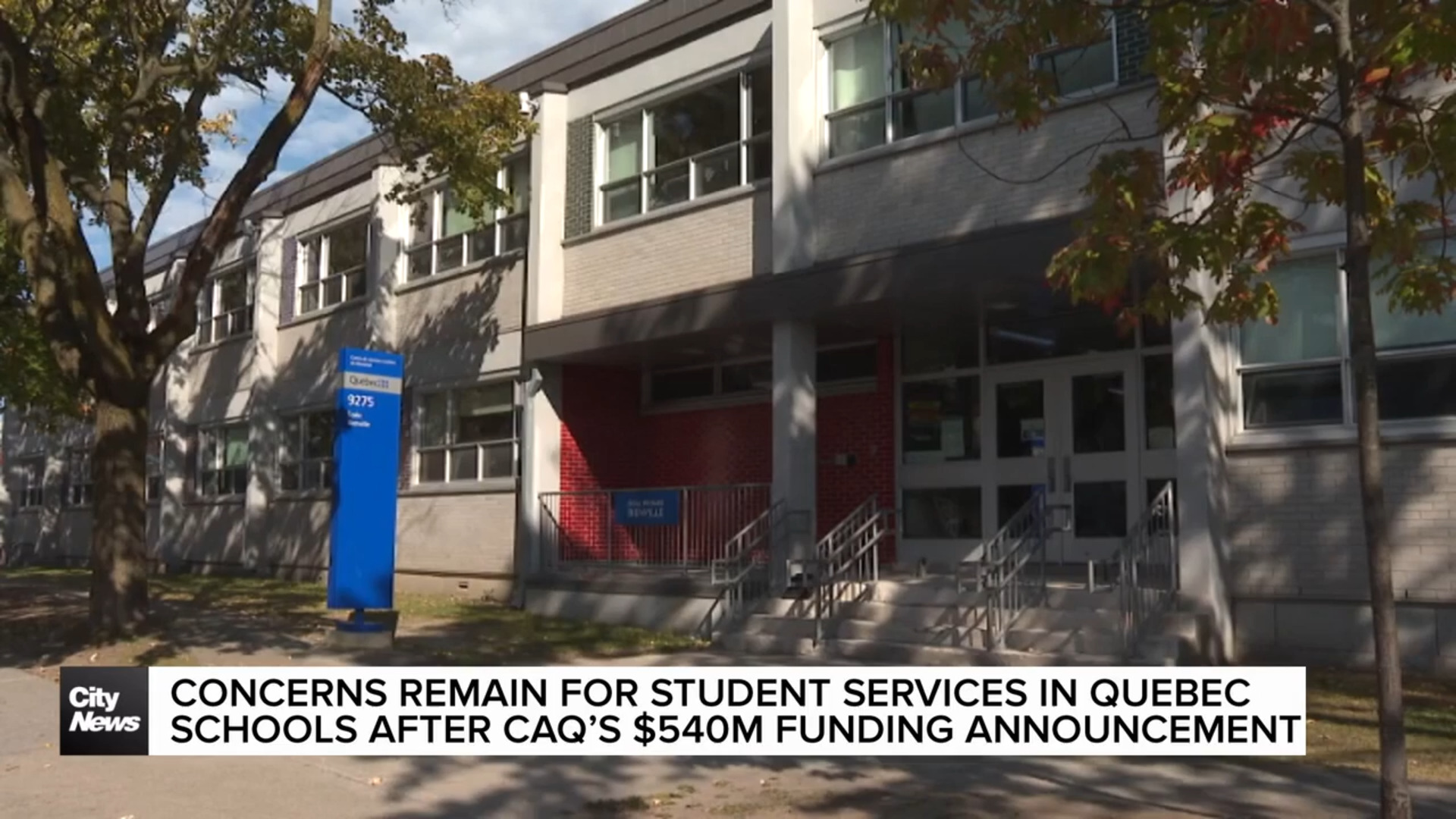 Concerns remain for Quebec schools after $540M funding announcement