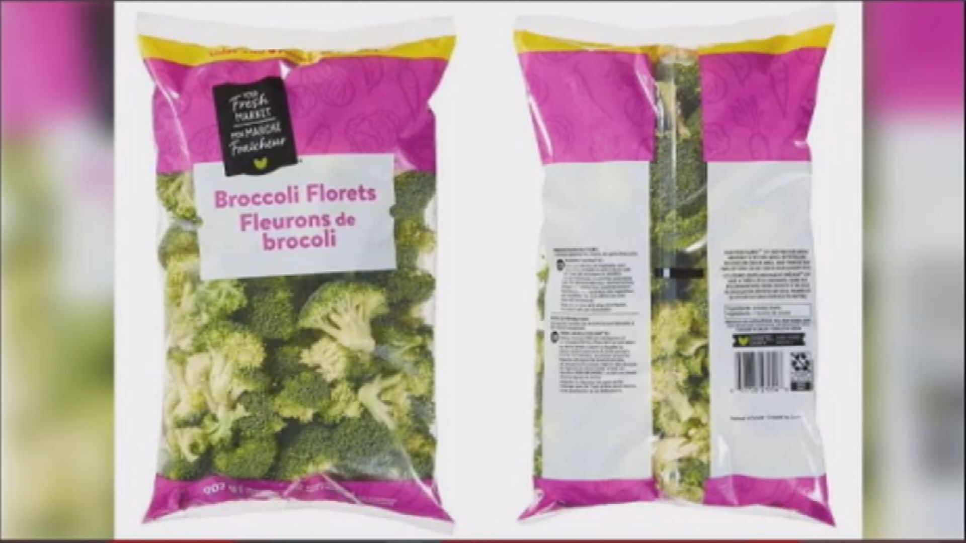 Broccoli florets recalled over possible salmonella contamination