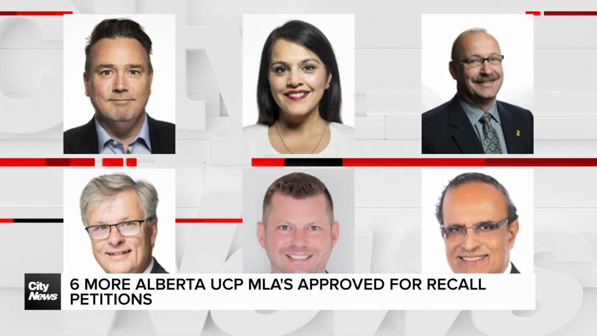 6 more Alberta UCP MLA’s approved for recall petitions