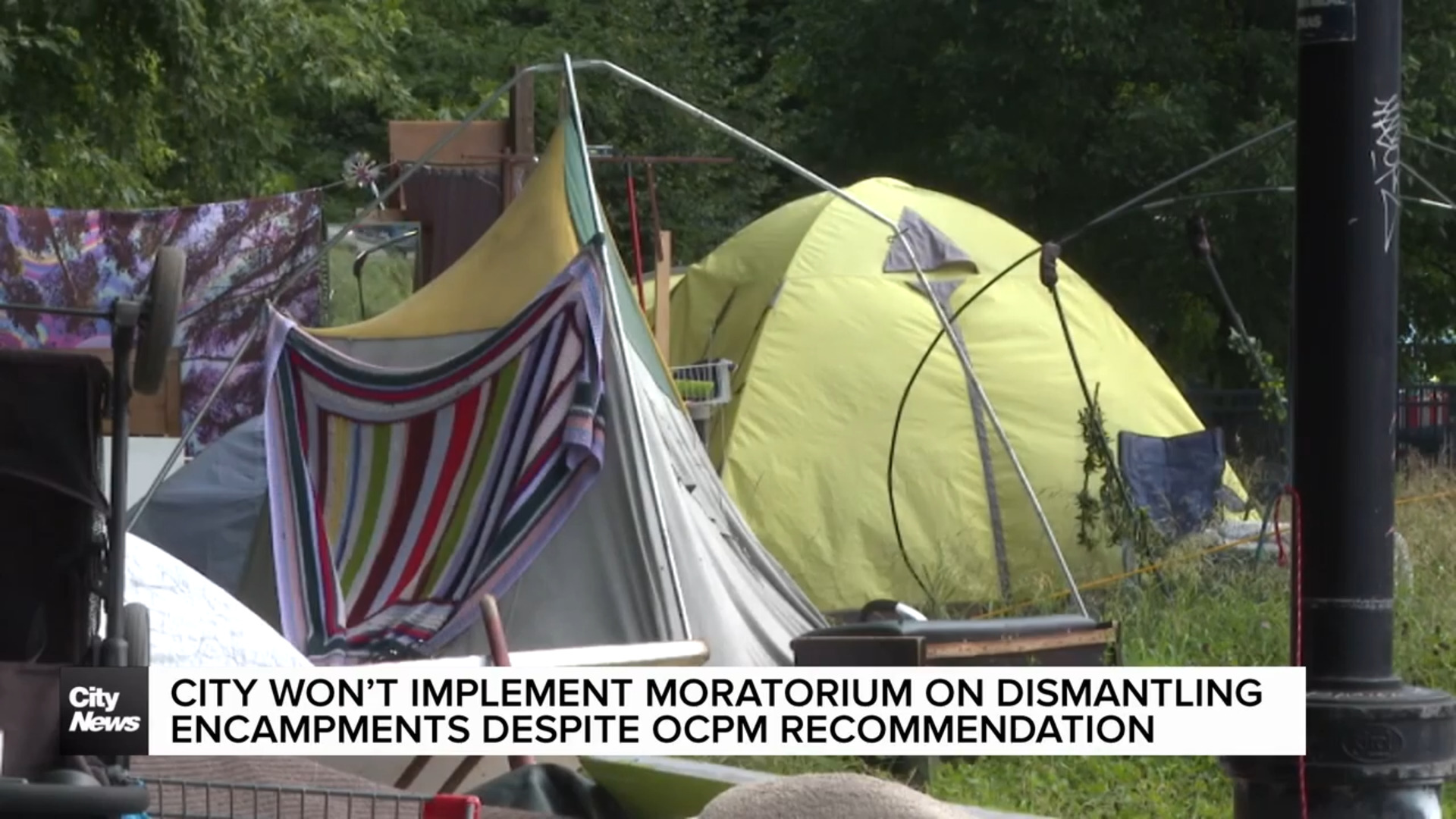 City of Montreal won't order moratorium on dismantling encampments