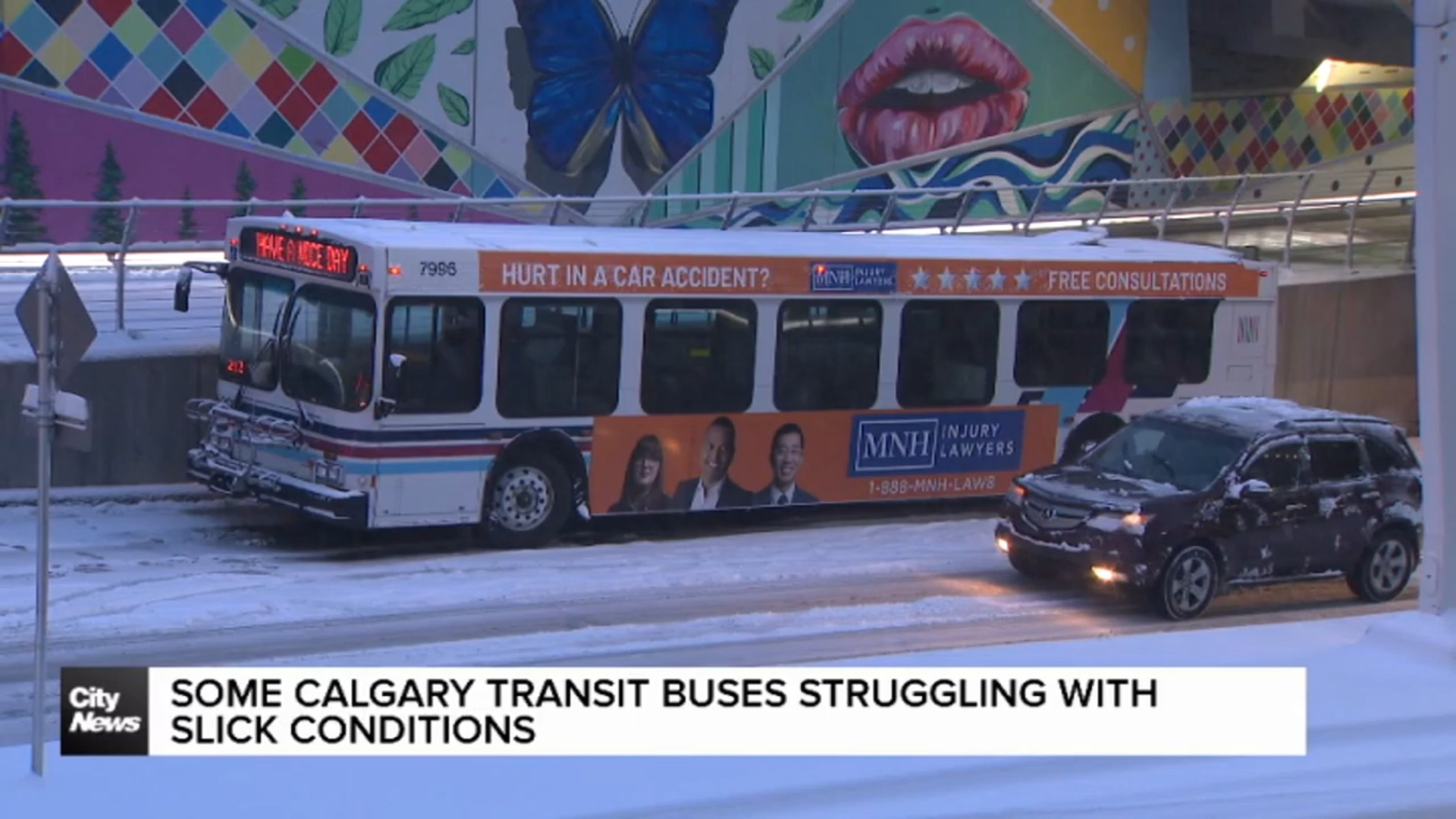 Over 70 hit-and-runs in Calgary after season's first major snowfall