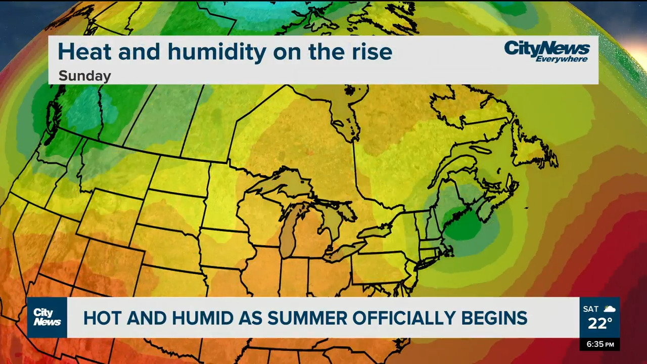 Hot and humid as summer officially begins | CityNews Toronto
