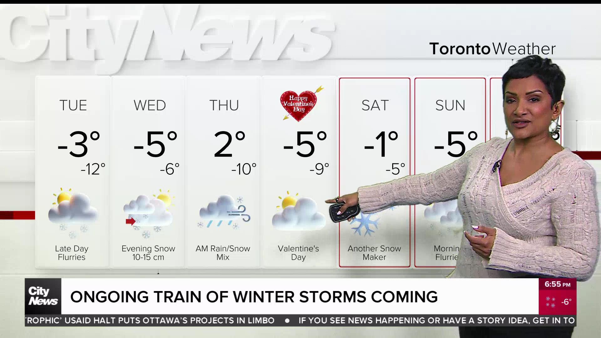 Flurries expected Tuesday before winter storm arrives