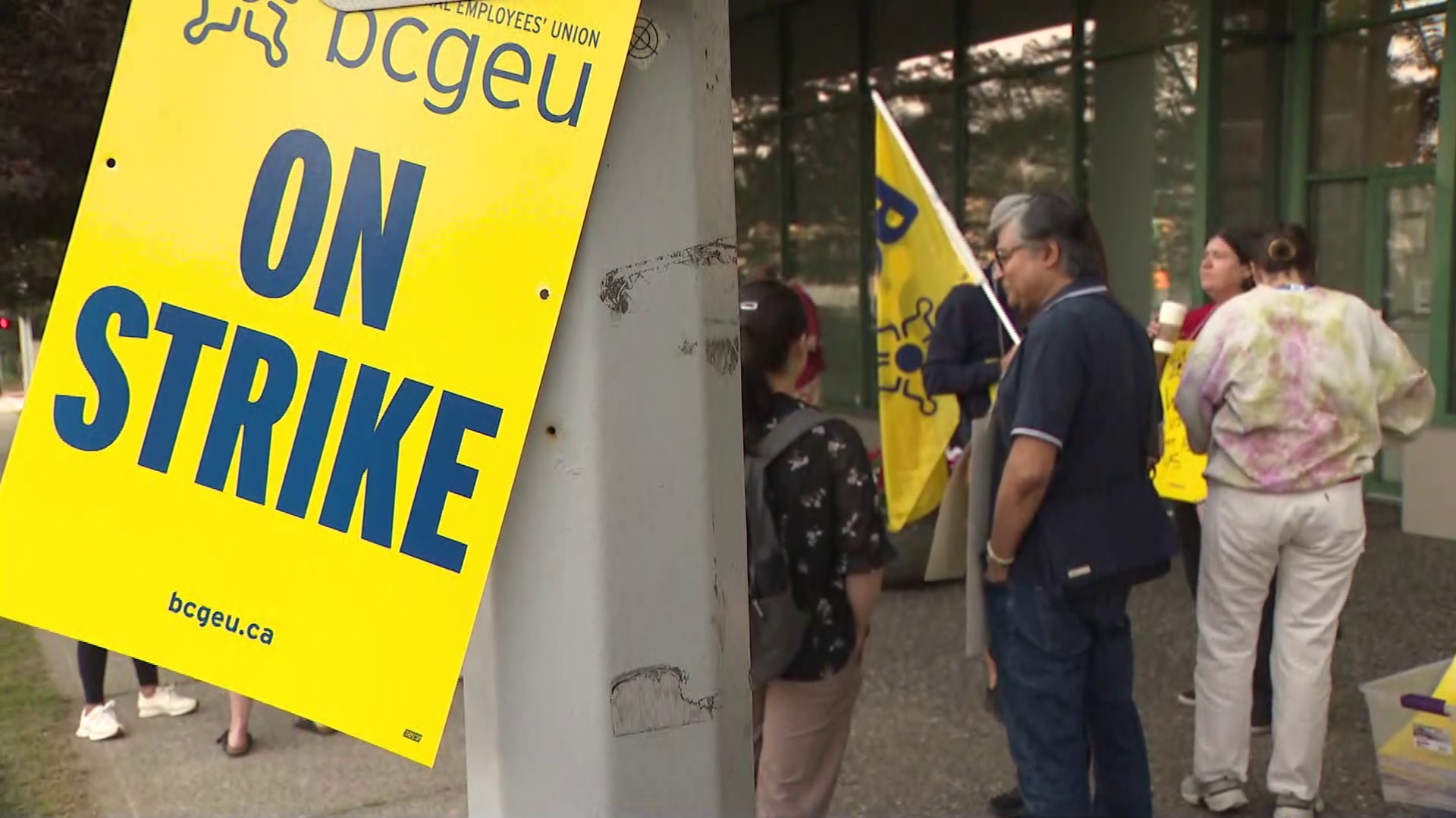 BCGEU strike enters second day