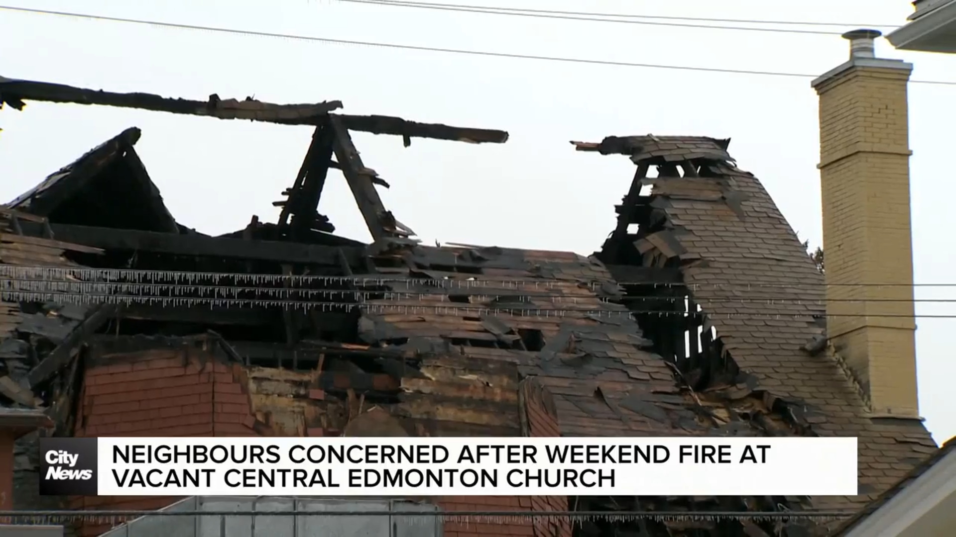 Neighbours concerned after fire at vacant Edmonton church