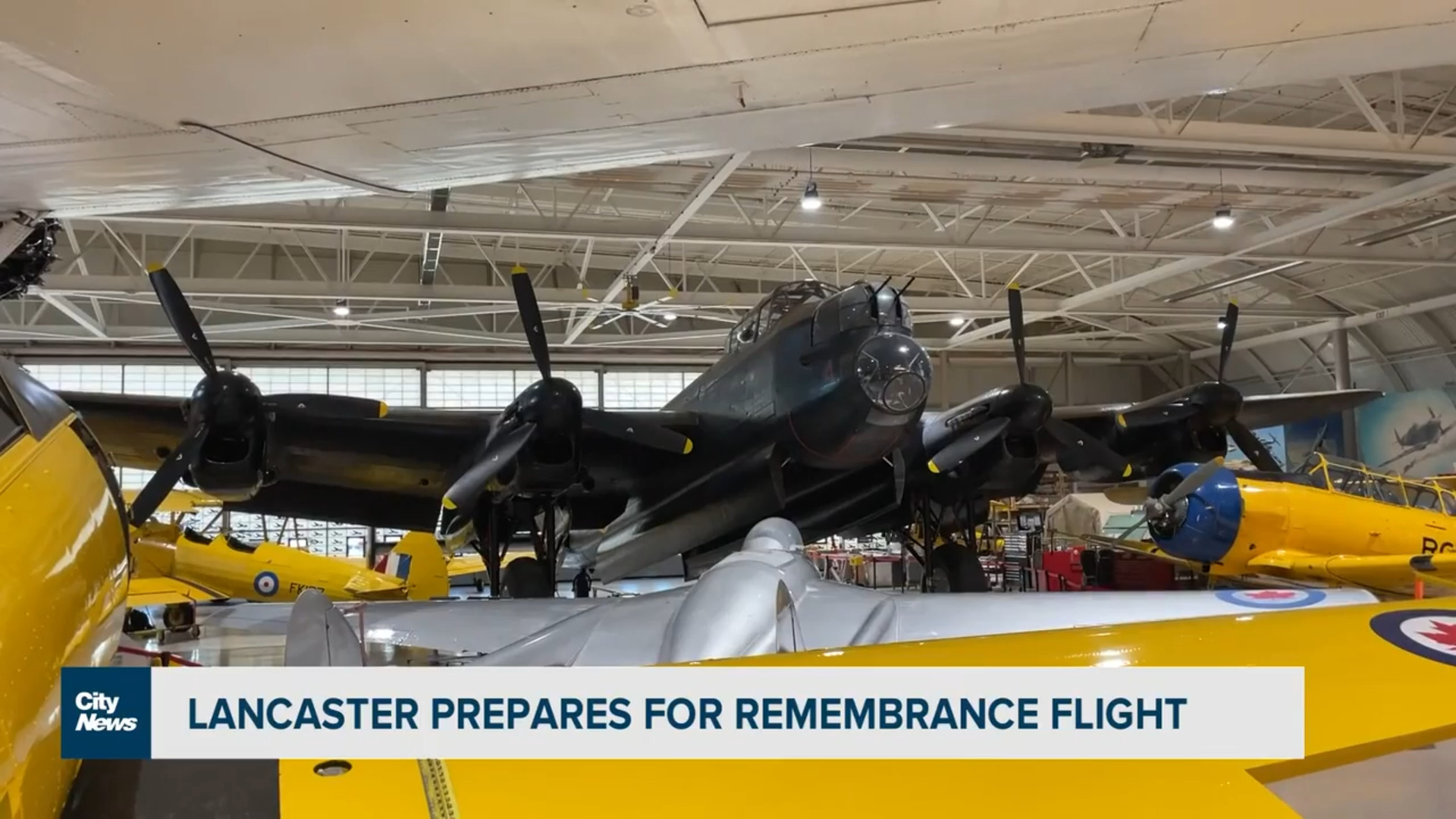 Lancaster prepares to fly in Remembrance