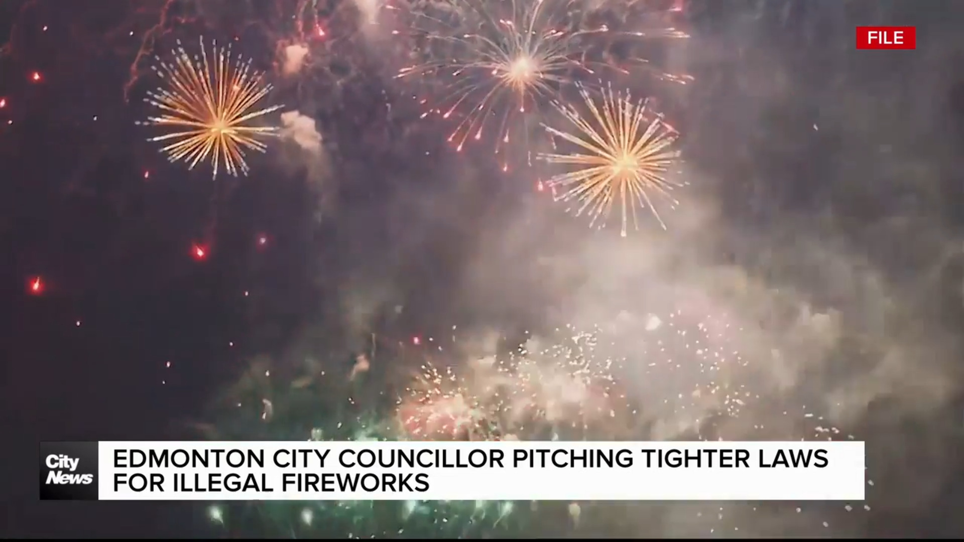 Edmonton city councillor pitching tighter laws for illegal fireworks.