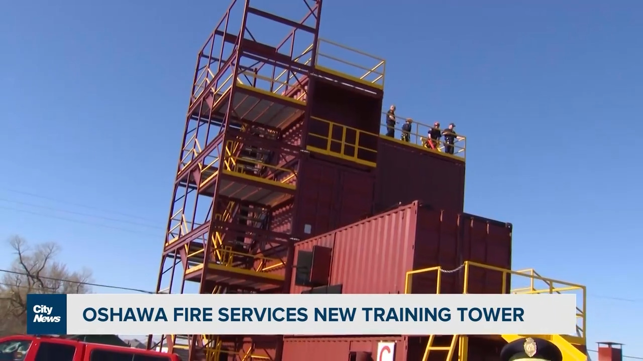 State of the art training tower for Oshawa Fire Services