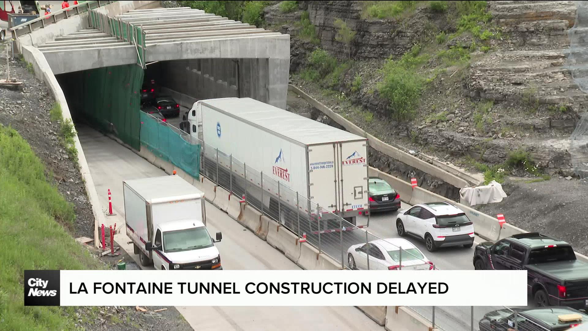 Quebec cites 'safety' as reason for La Fontaine tunnel delay