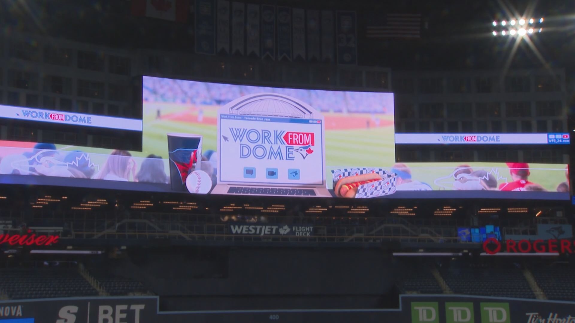 Jays' encouraging fans to 'Work from Dome'