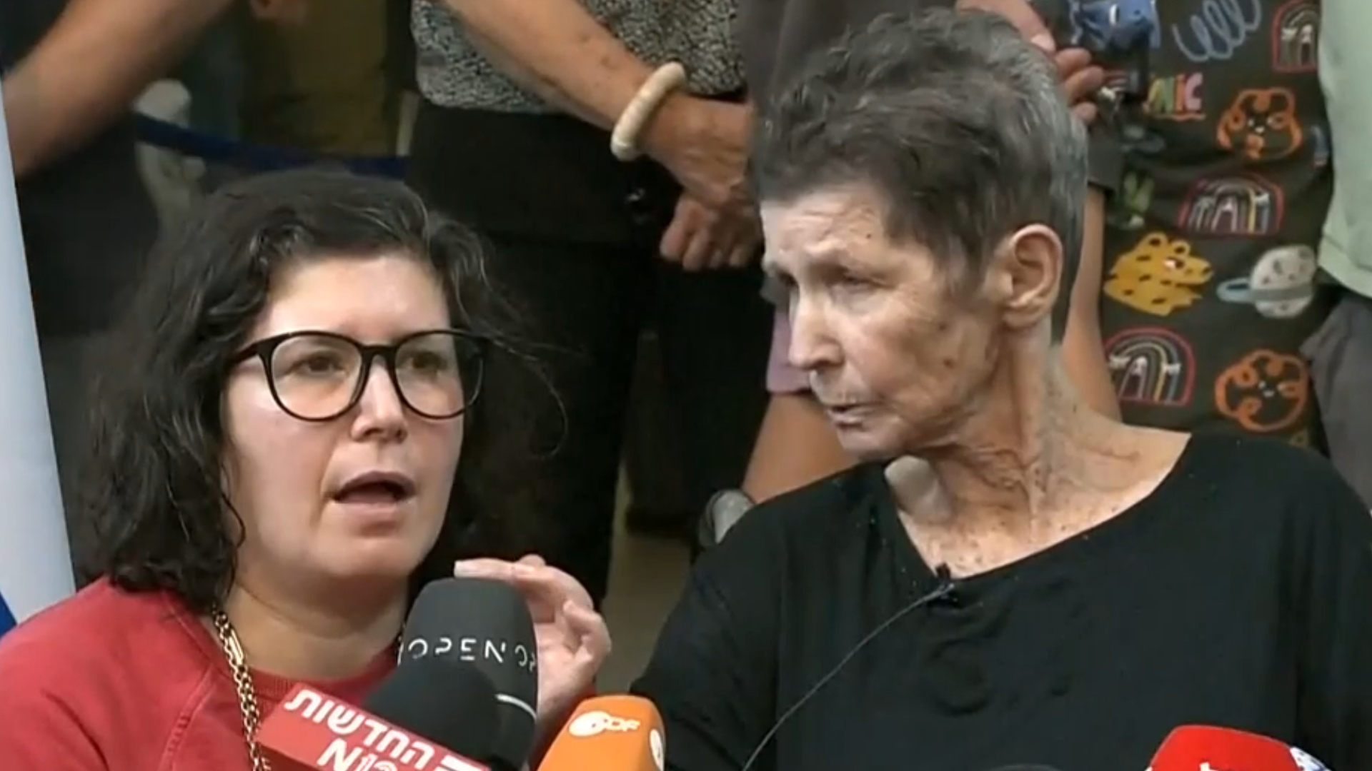 Two hostages freed as Israel ramps up air strikes on Gaza