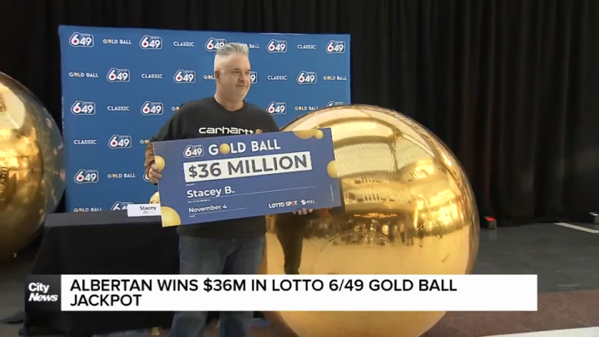 Albertan wins $36M Lotto 6/49 Gold Ball Jackpot