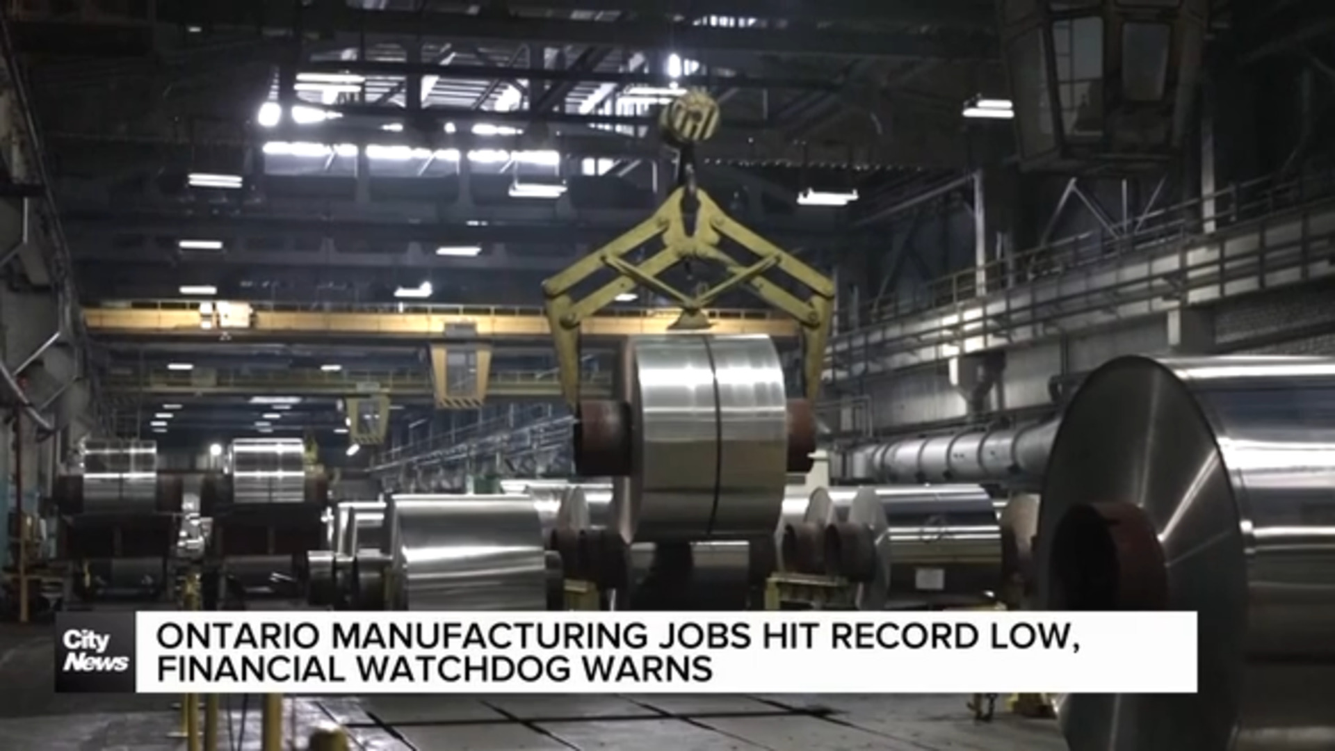 Ontario manufacturing jobs hit record low, financial watchdog warns