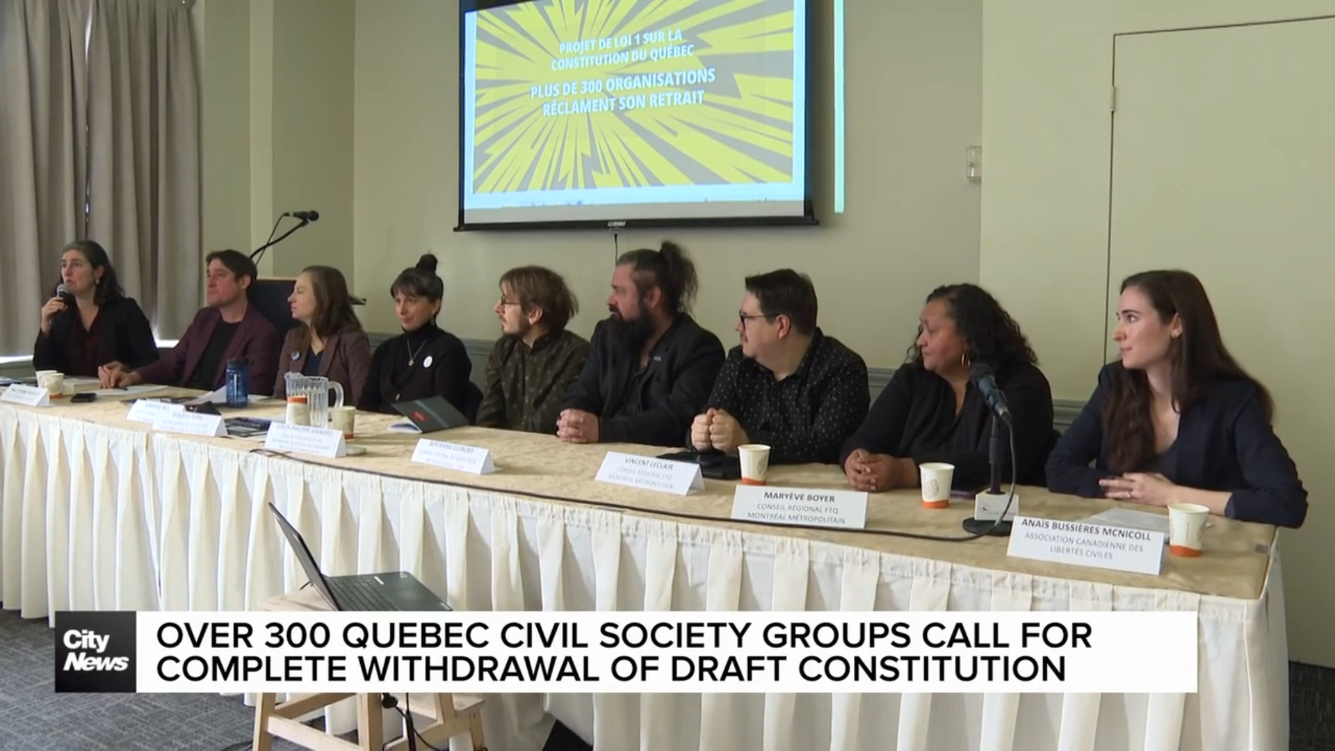 Quebec constitution draws backlash from over 300 civil society groups