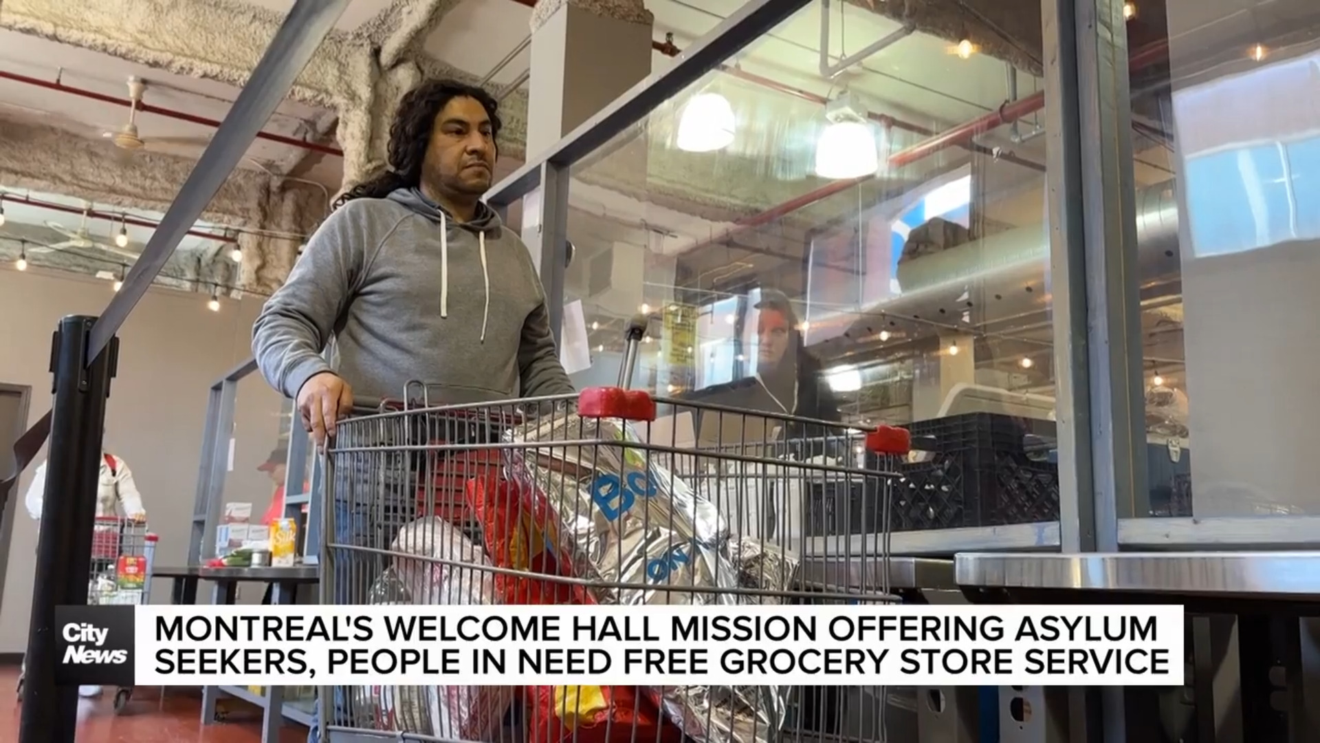 Montreal’s Welcome Hall Mission offers food support to asylum seekers