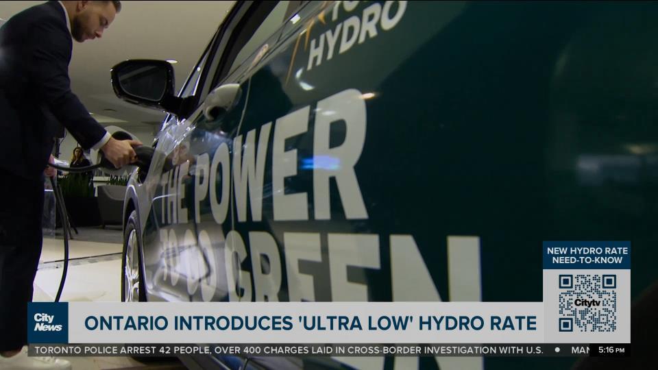 Ontario getting 'ultra low' hydro rate | CityNews Toronto
