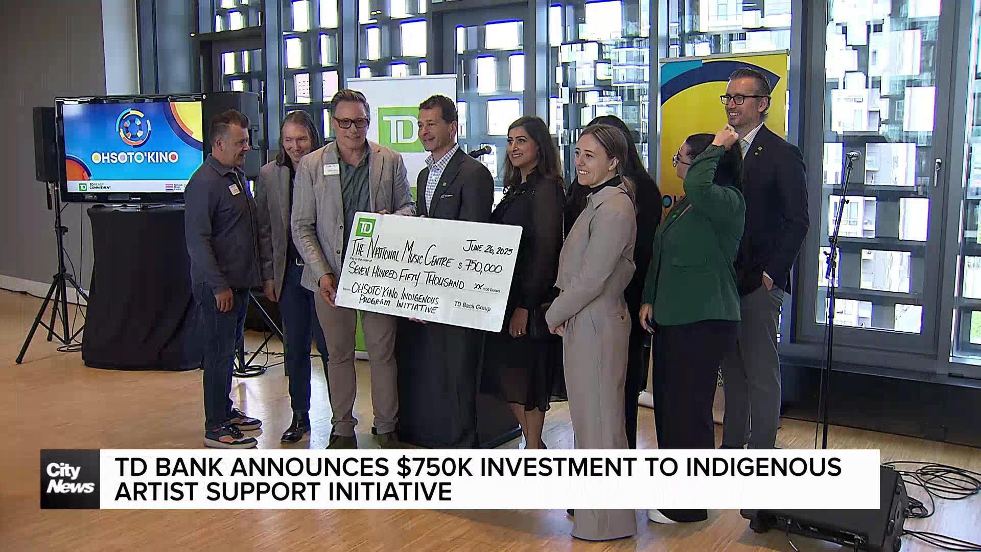 TD Bank invests $750k into Indigenous artist supports