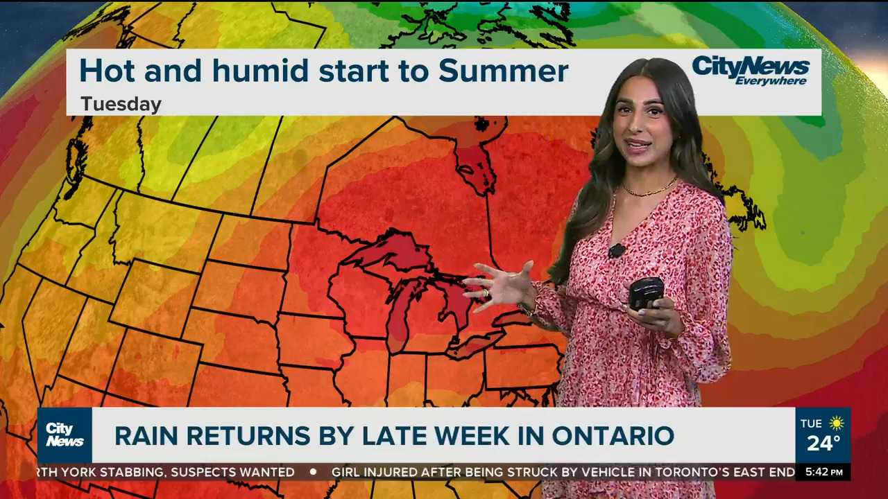 Rain returns by late week in Ontario