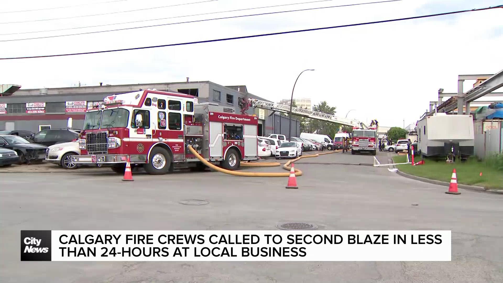 Calgary Fire Crews called to second blaze in under 24-hours at same ...