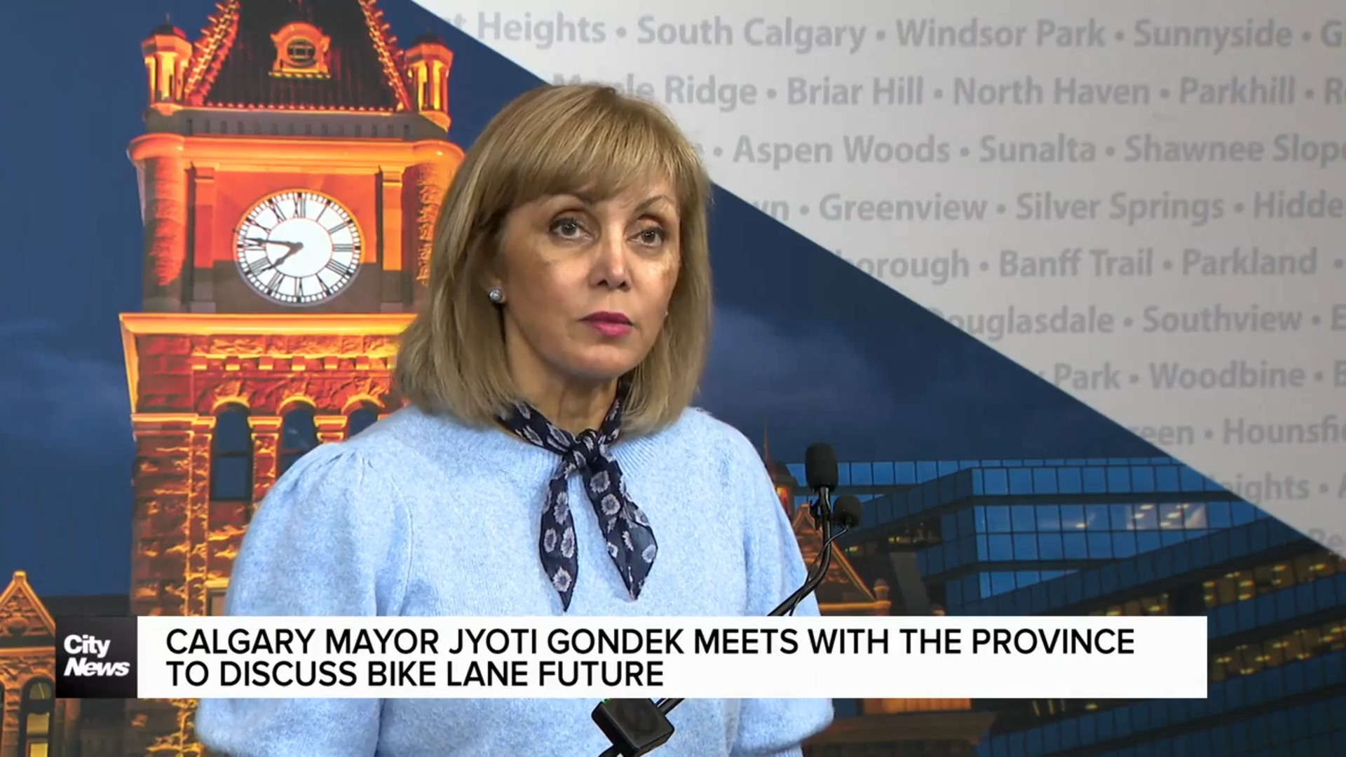 Calgary Mayor Jyoti Gondek meets with the province to discuss bike lane ...