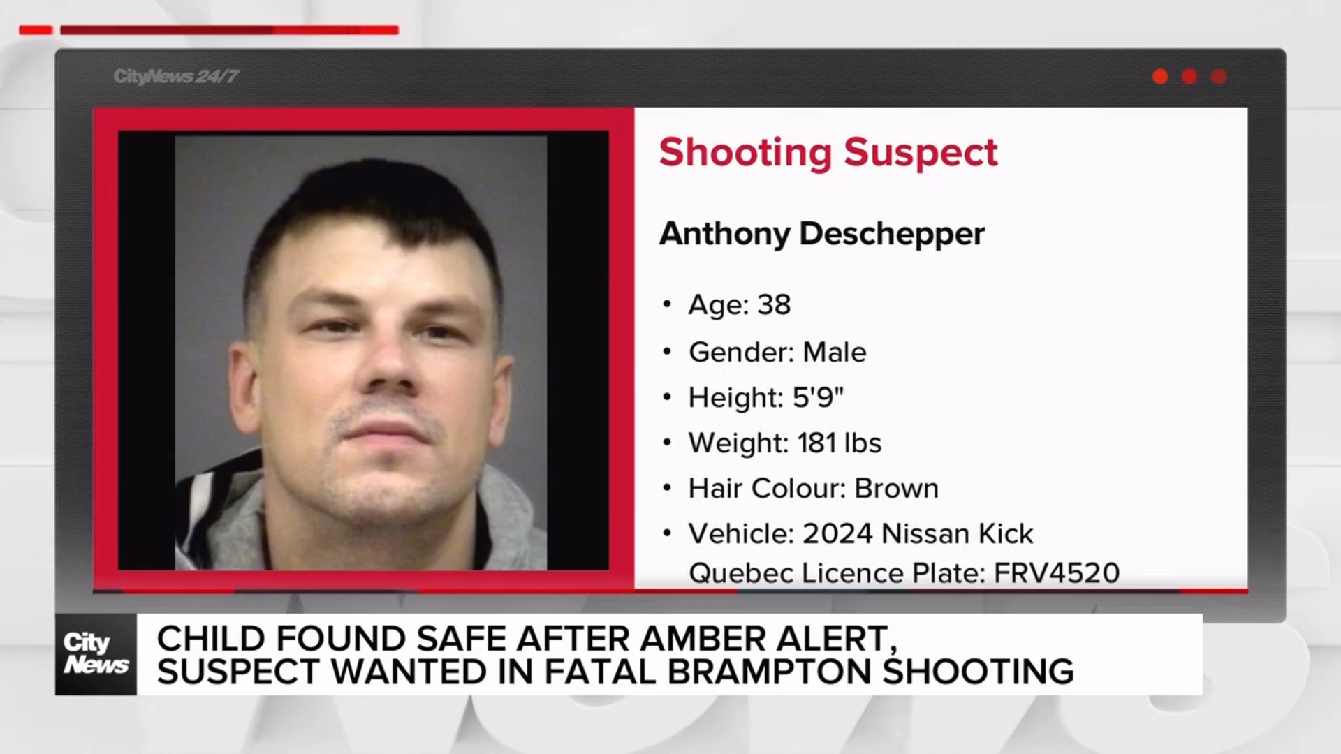 Child found safe after Amber Alert, suspect wanted in fatal Brampton ...