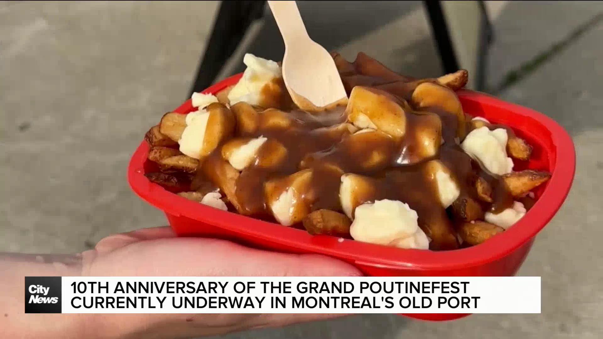 Grand PoutineFest underway in Montreal's Old Port