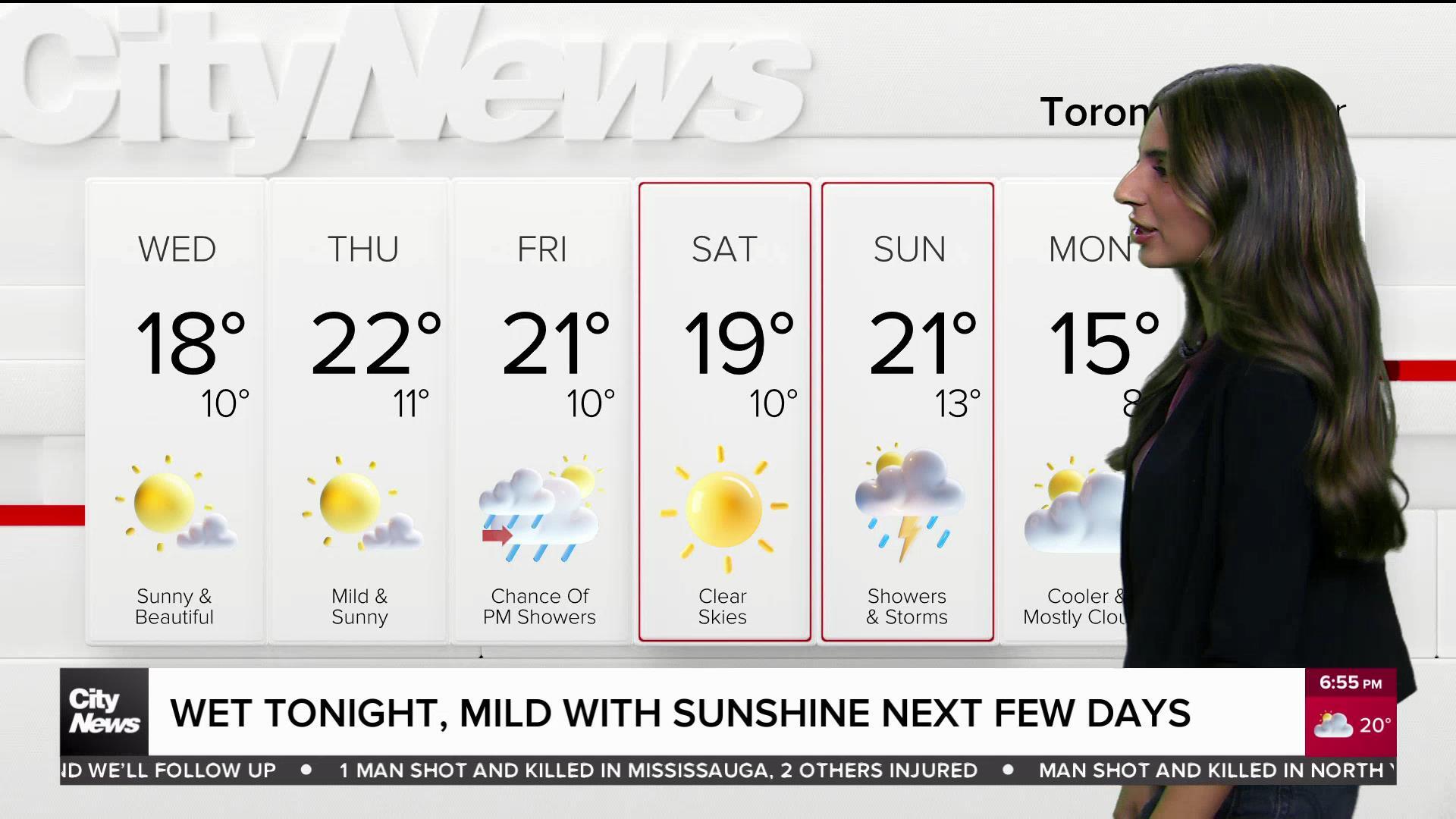 Rain and storms on the way