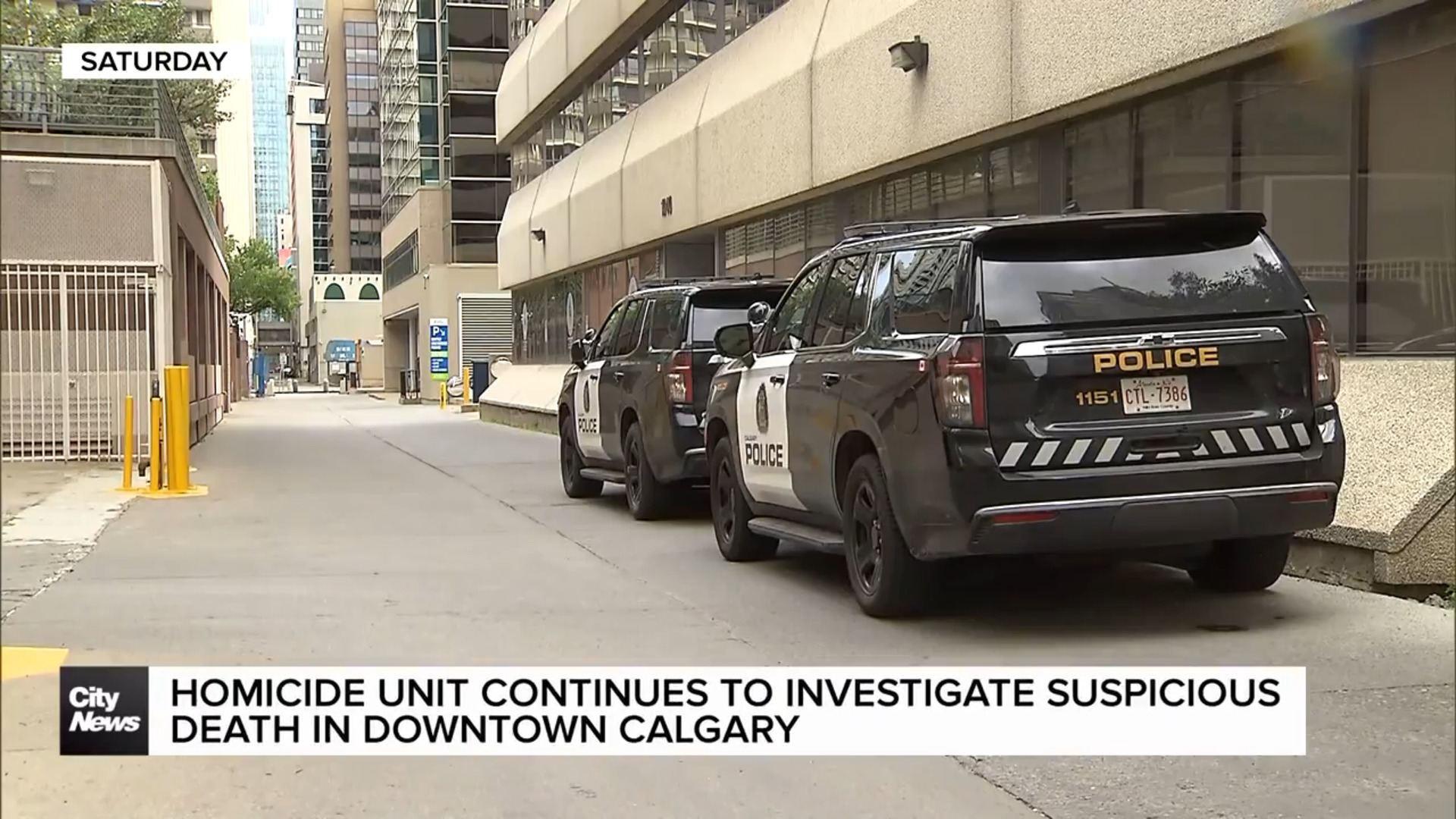 Police identify man found dead in downtown Calgary; homicide unit investigating