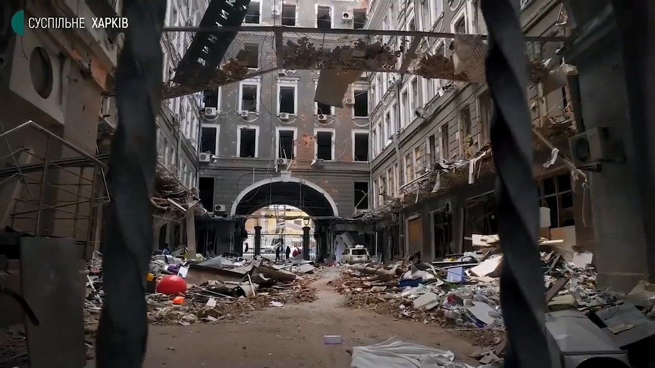 See the damage to iconic buildings in Ukraine following Russian attacks ...