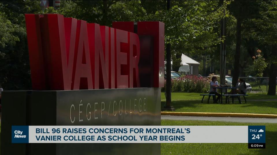 Quebec's language law, Bill 96, raising concerns for Vanier College