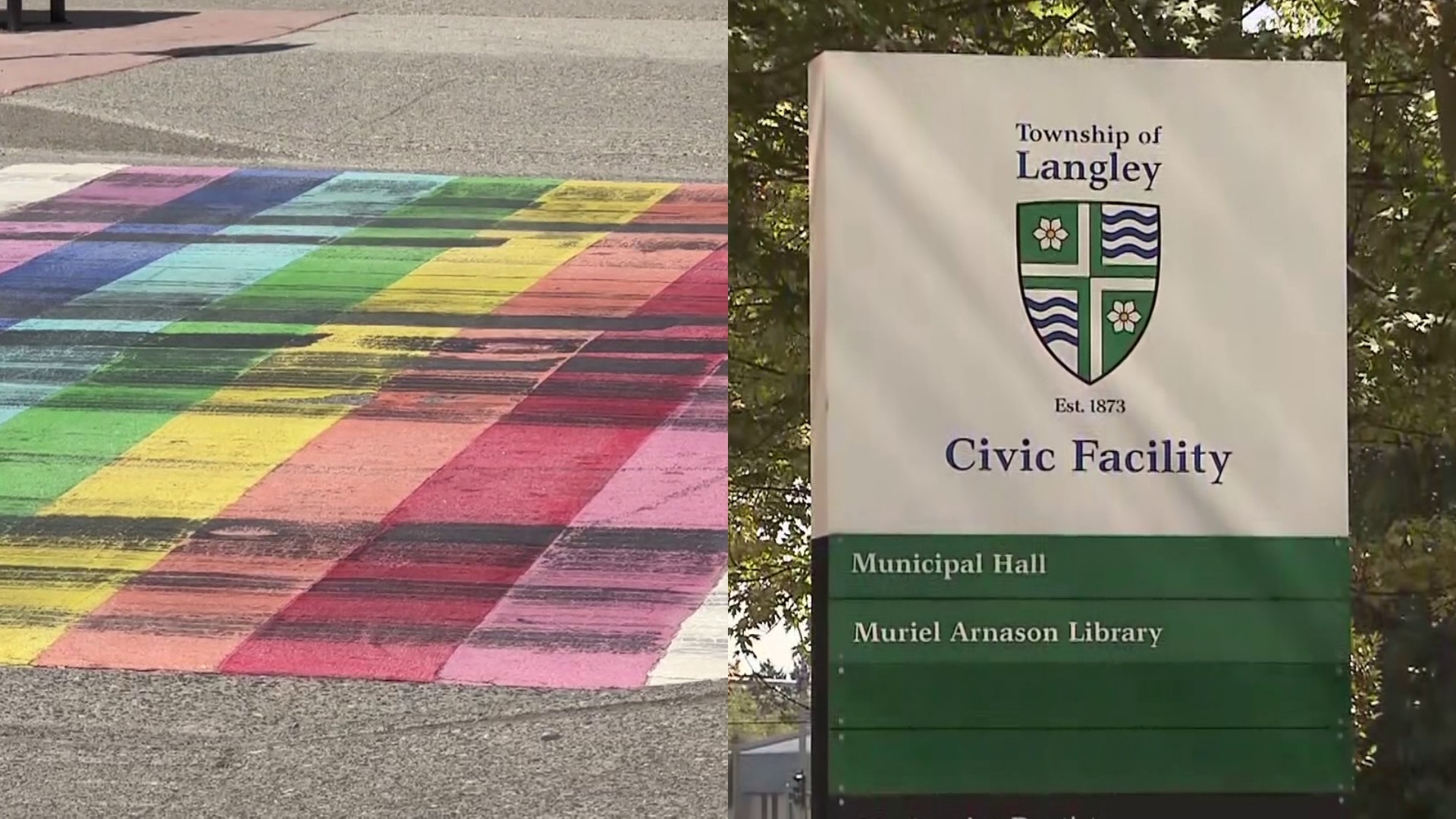 Fort Langley pride crosswalk could be relocated