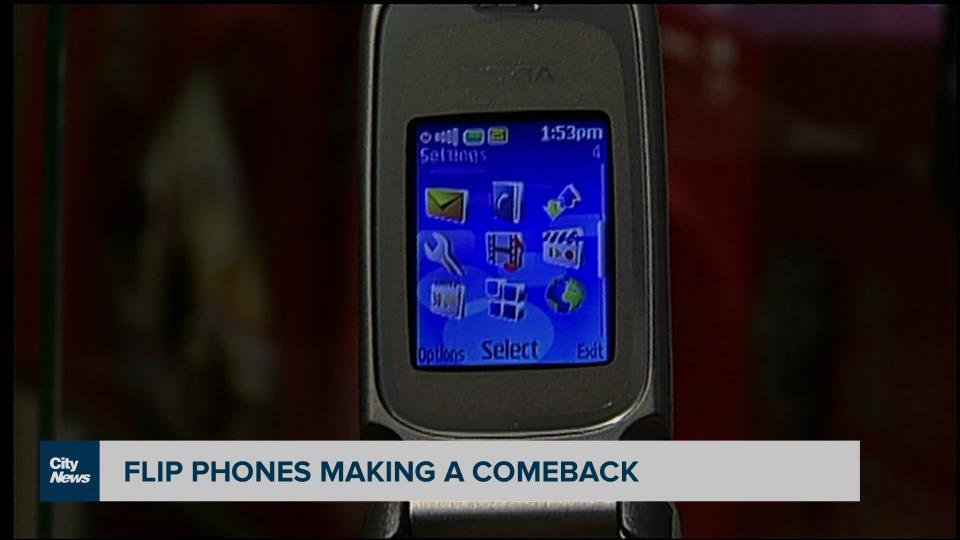 Is the flip phone becoming cool again?