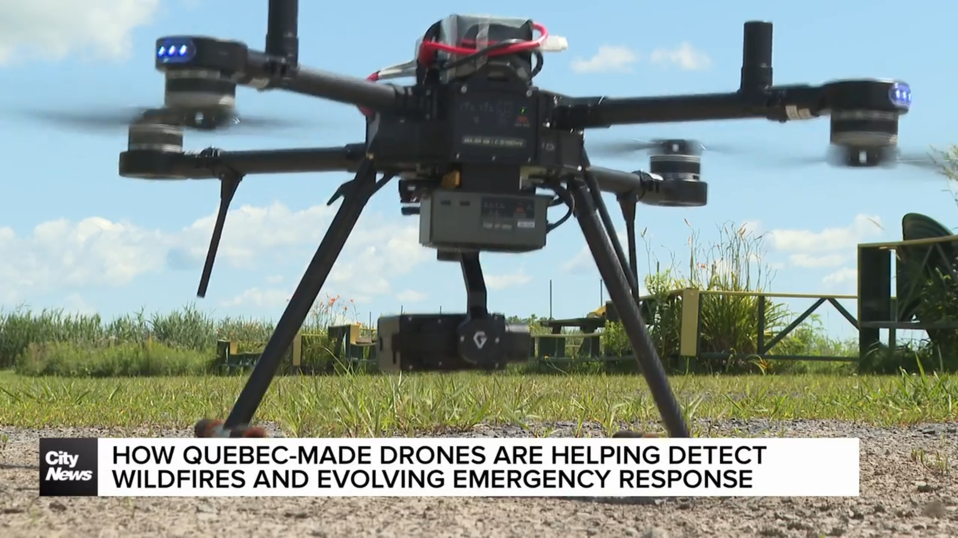 Quebec-made drones can detect wildfires and help in emergency response